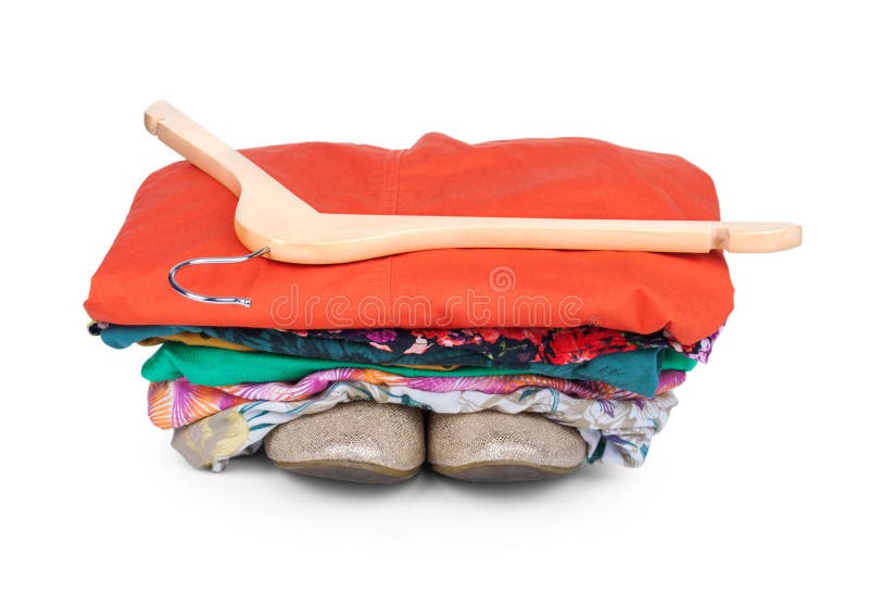 Pile of clothes stock photo. Image of jeans, pattern - 40383616
