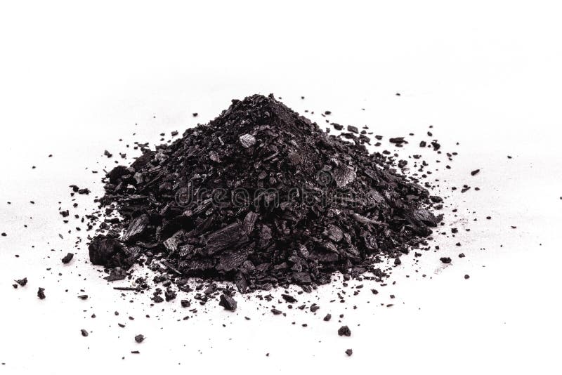 347 Pile Coal Dust Isolated White Background Stock Photos - Free ...