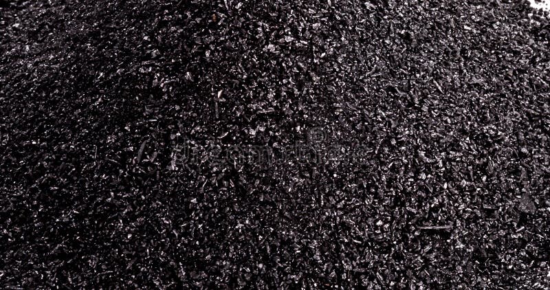 Pile of Coal Dust Isolated on White Background, MACRO PHOTOGRAPHY Stock ...
