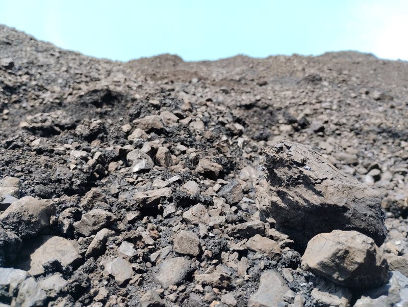 Pile of Coal in a Steam Power Plant Stock Photo - Image of coal, large ...