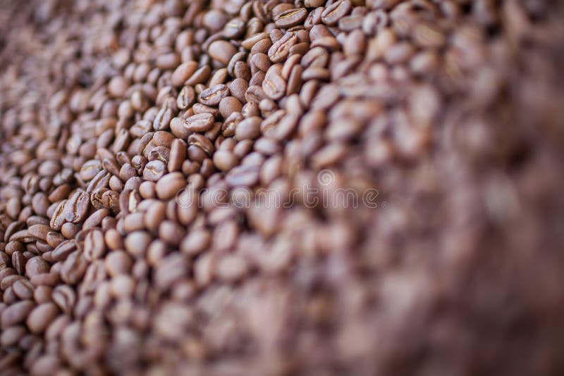 Pile of Coffee Beans. Background. Stock Photo - Image of pile, cafe ...