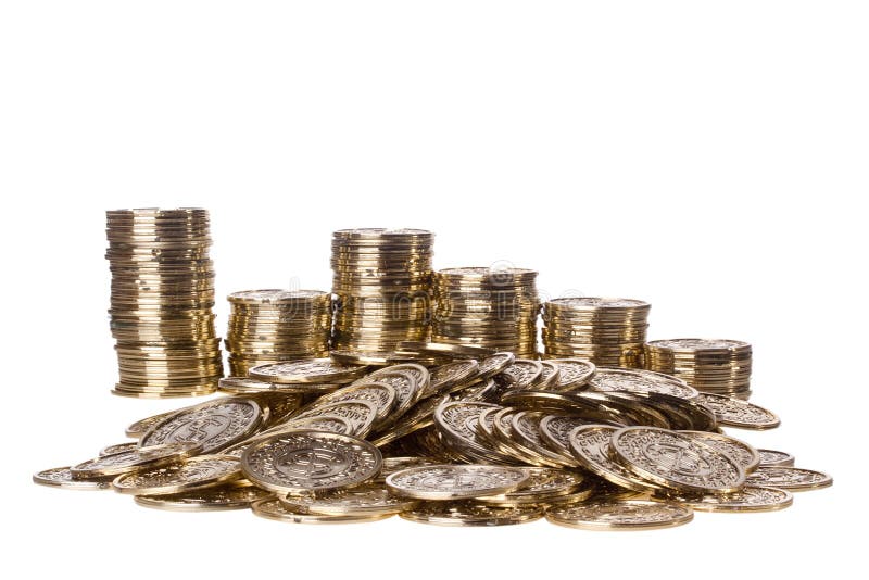Pile of Coins stock photo. Image of economic, closeup - 20451032