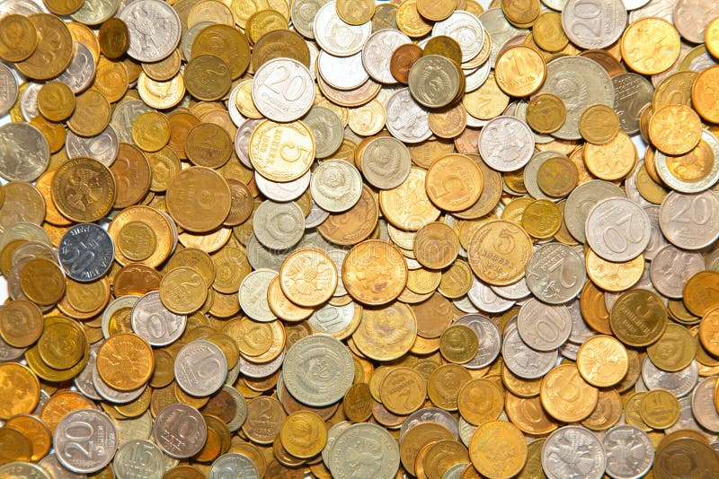 Huge pile of coins stock photo. Image of investment, capital - 4481554