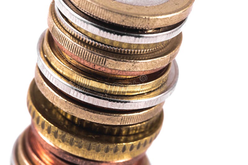 Pile of coins small change stock photo. Image of coin - 119971550