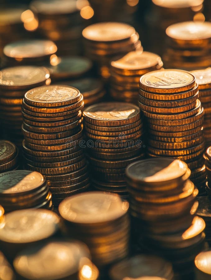 Stacked Coins, stock photo. Image of budget, savings - 385253850