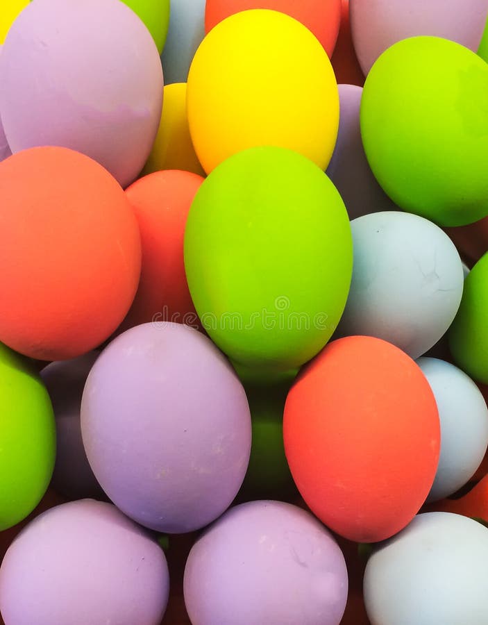 Pile of Color Eggs Background Texture Stock Photo - Image of clean ...