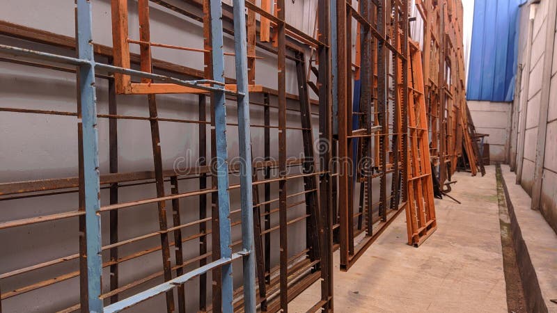 Pile of colored iron stock image. Image of pile, iron - 298208639