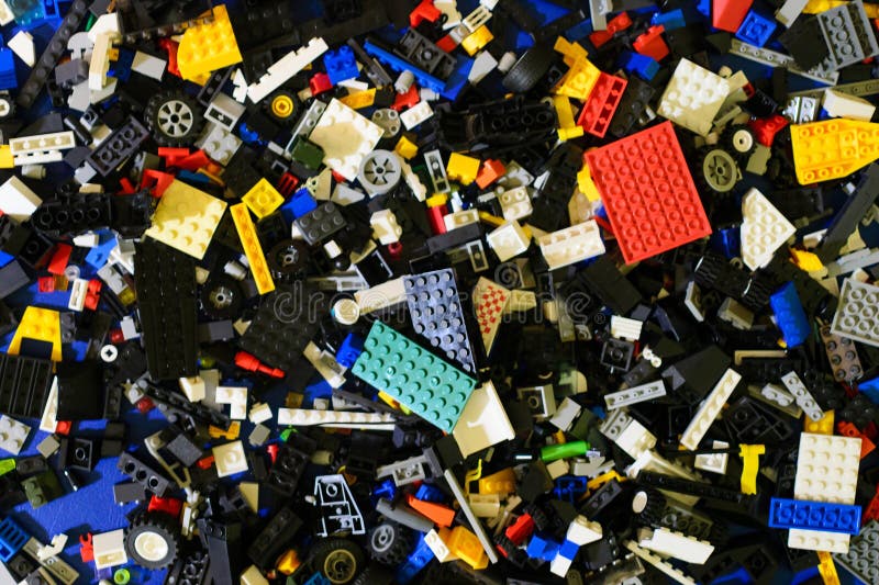 Pile of Colorful Bricks and Pieces, Perfect for Building Stock Image ...