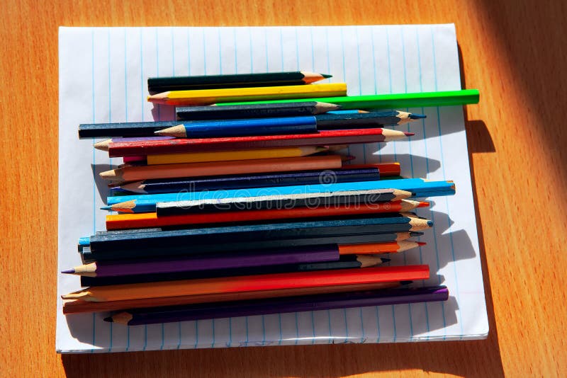 Pile of Crayons stock image. Image of learn, drawing, color - 6304319