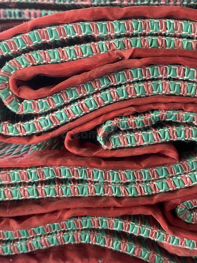A Pile of Colorful Mat for Sale Stock Image - Image of texture ...