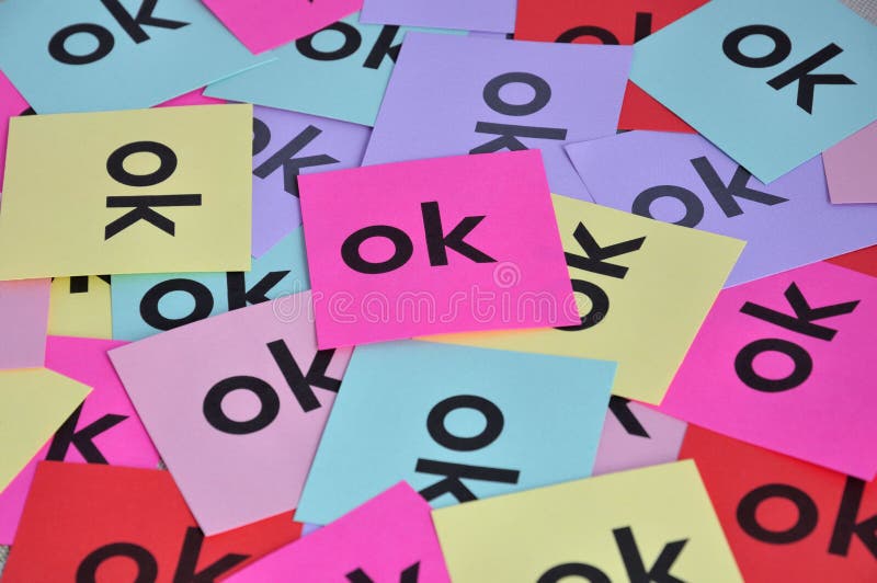 Pile of Colorful Paper Notes with Stock Image - Image of text, studio ...