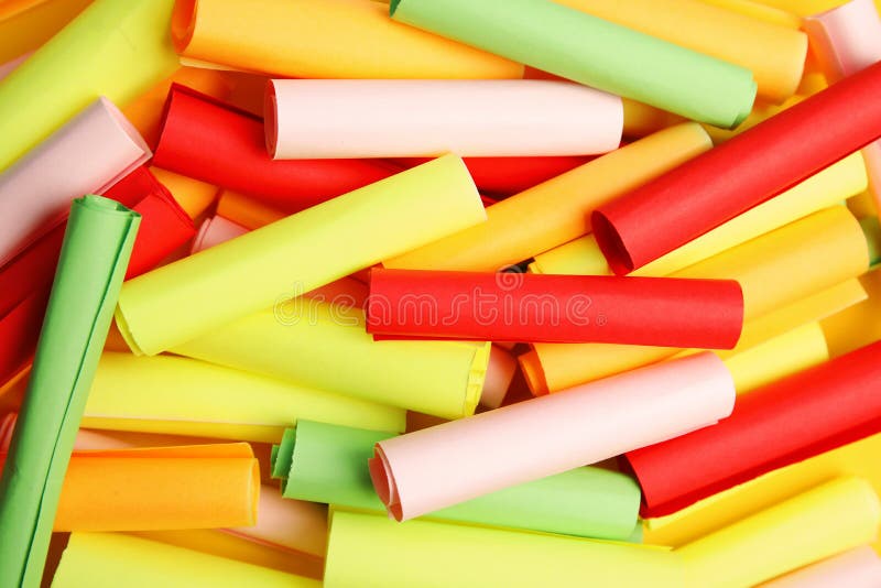 Pile of Colorful Paper Pieces for Lottery Stock Image - Image of ...