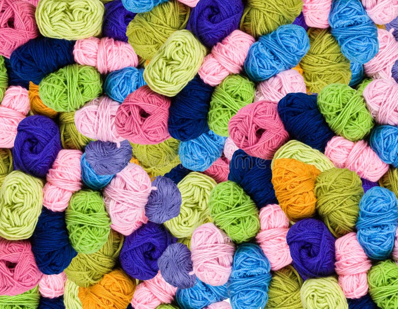 Pile of colorful wool stock photo. Image of project, hobby - 26273828
