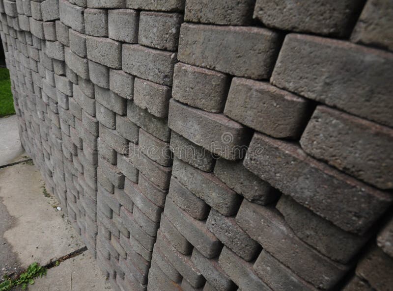 Concrete Bricks, Common Material in Construction Stock Photo - Image of ...