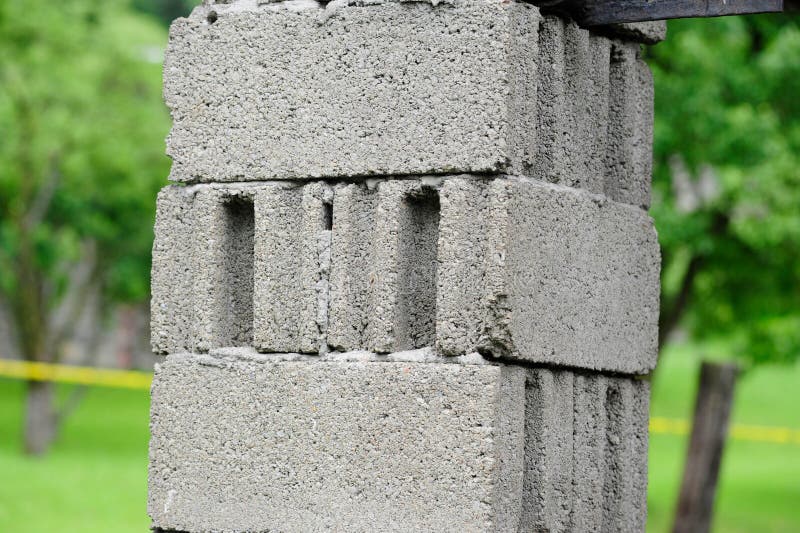 Concrete Bricks, Common Material in Construction Stock Image - Image of ...