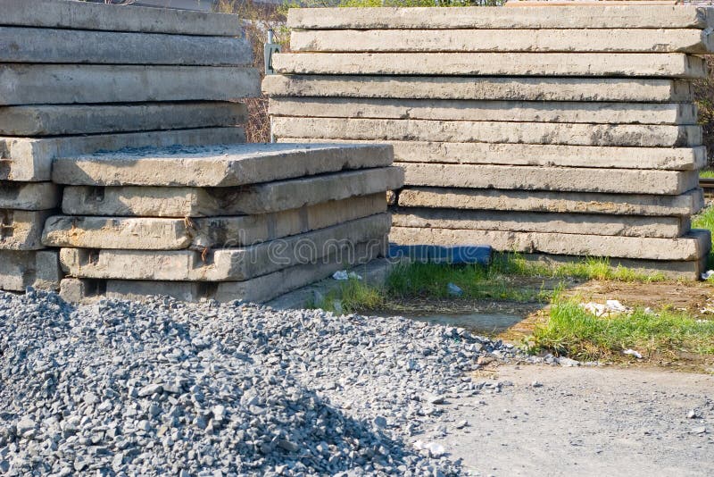 Pile of Construction Material Stock Photo - Image of garbage, close ...