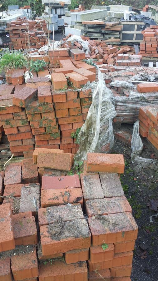 Construction Rubble. stock image. Image of boards, gray - 57967151