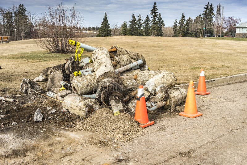 Pile of construction waste stock image. Image of urban - 69963825