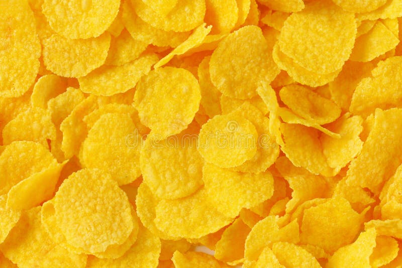Pile of corn flakes stock image. Image of food, portion - 74347545