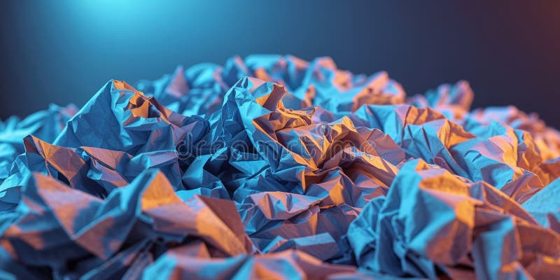 Pile Crumpled Paper Forming Abstract Texture Stock Photos - Free ...