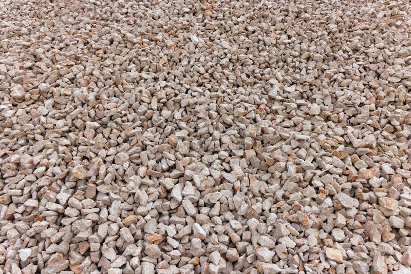 Pile of Crushed Limestone Aggregate Stock Image - Image of calcium ...
