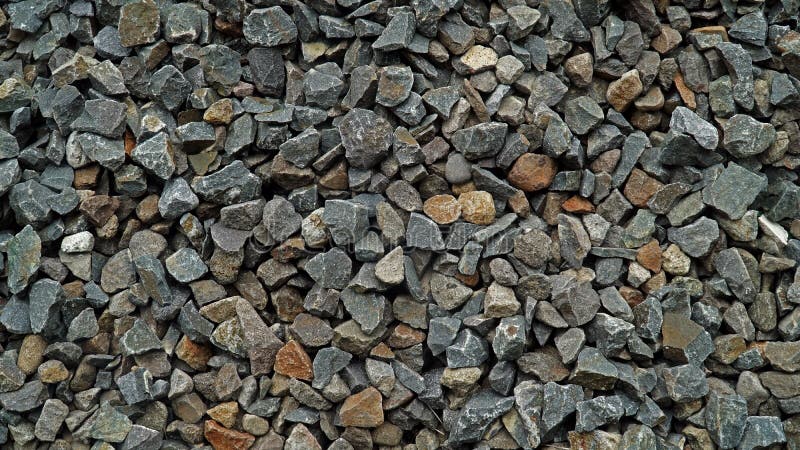 Pile of crushed pebbles stock photo. Image of road, material - 250933970