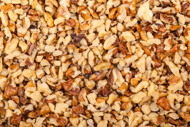 Pile of crushed walnut stock image. Image of brown, nature - 105299999