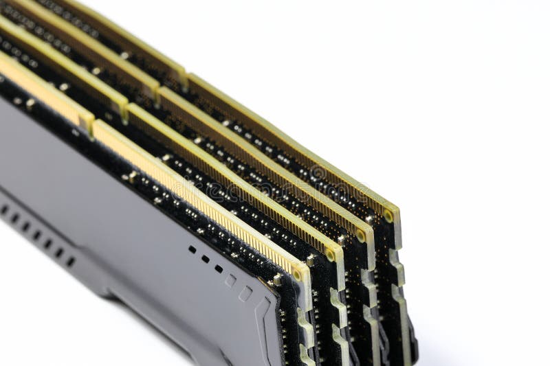 Pile Of Ddr4 Memory High Performance Ddr Ram Module For Computer Server And Workstation Stock