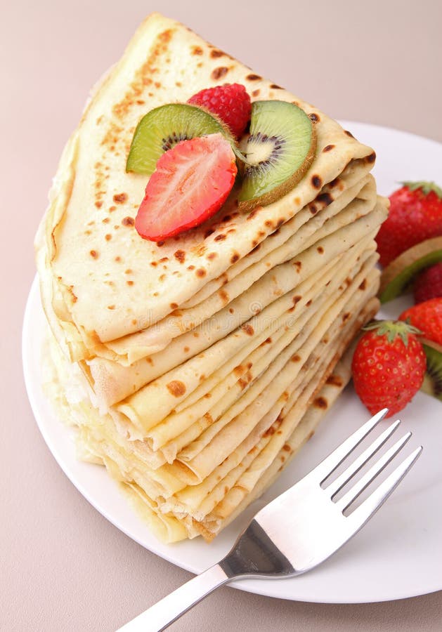 Pile de crêpe photo stock. Image du repas, recette, gâteau - 21781938