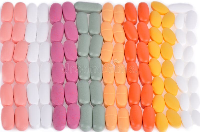Pile de pillules image stock. Image du médicament, chimique - 21659249