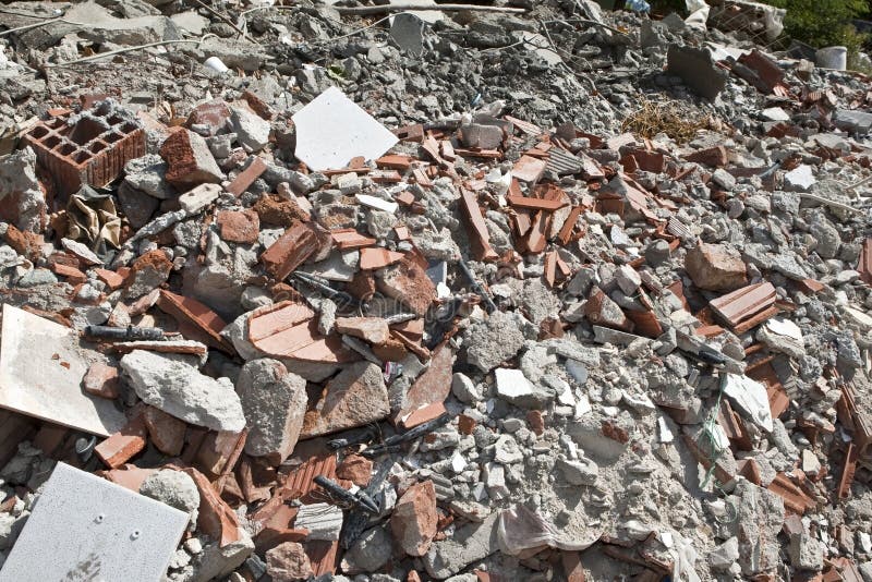 A pile of debris stock image. Image of dirt, debris, kitchen - 27705119