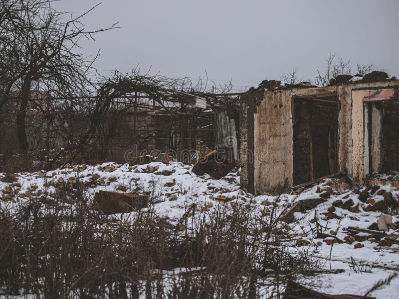 602 Burnt House Snow Stock Photos - Free & Royalty-Free Stock Photos ...