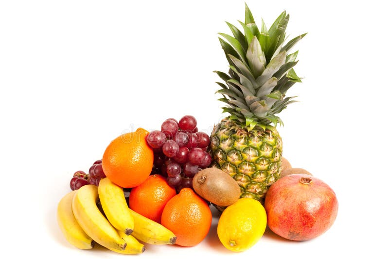 Pile of Delicious Tropical Fruits Stock Image - Image of fruit ...
