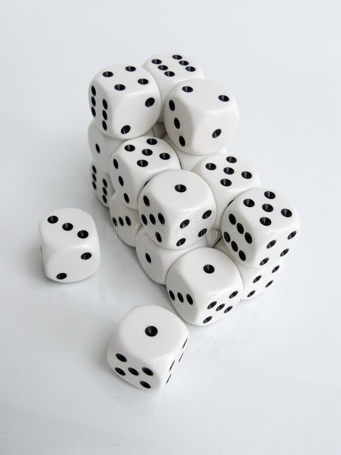 Pile of dice stock image. Image of entertainment, opportunity - 23311089