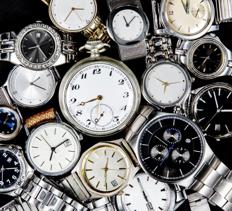 Analog watch faces stock image. Image of model, stress - 170421259