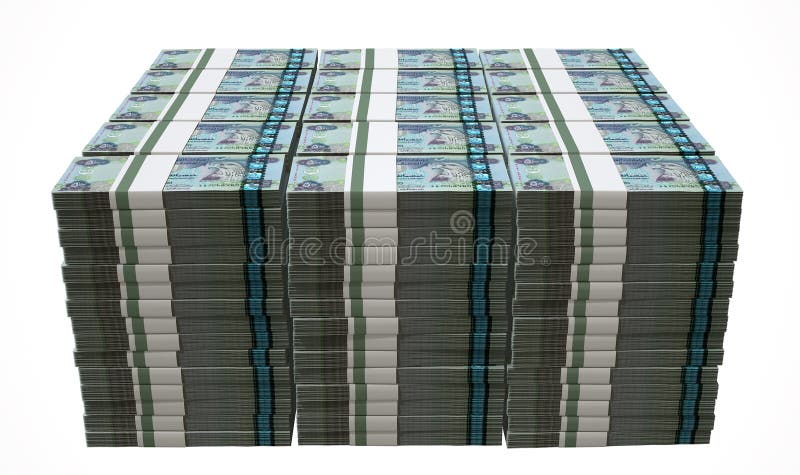 Scattered Dirham Banknote Pile Stock Illustration - Illustration of ...
