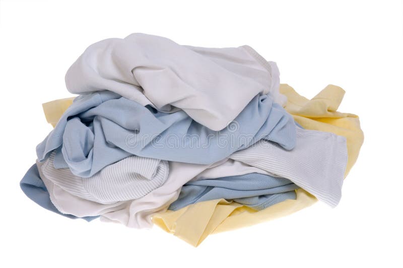 Pile of Dirty Clothes for the Laundry Stock Image - Image of clothing ...