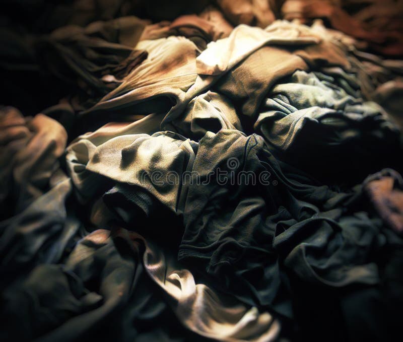 Pile of Dirty Laundry stock illustration. Illustration of stinks ...