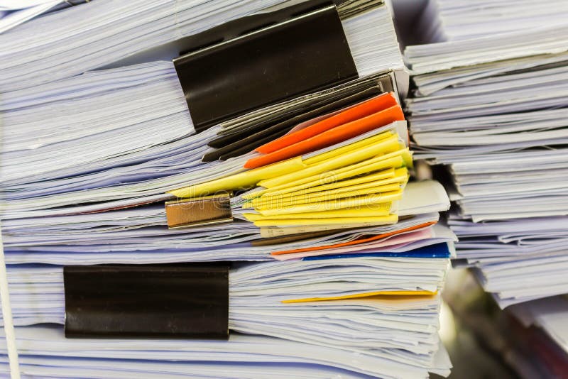 Pile of document stock image. Image of folder, organize - 73334625
