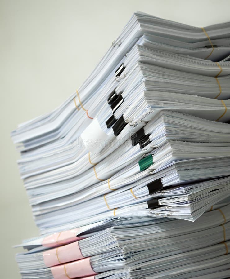 Pile of documents stock photo. Image of stack, government - 32187948