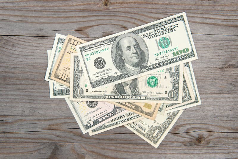 Pile of dollar bank notes stock image. Image of american - 51575713