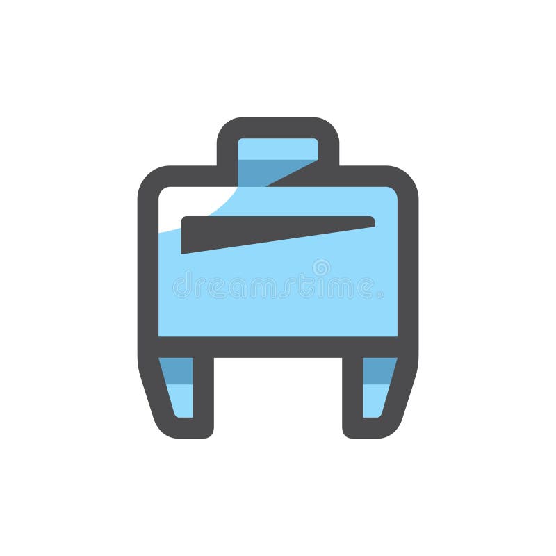 Pile Driver Hammer Vector Icon Cartoon Illustration. Stock Vector ...