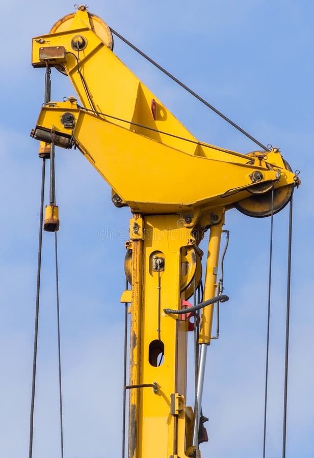 Pile Driving Machine. Diesel Hammer Pile Driving Machine Working on ...