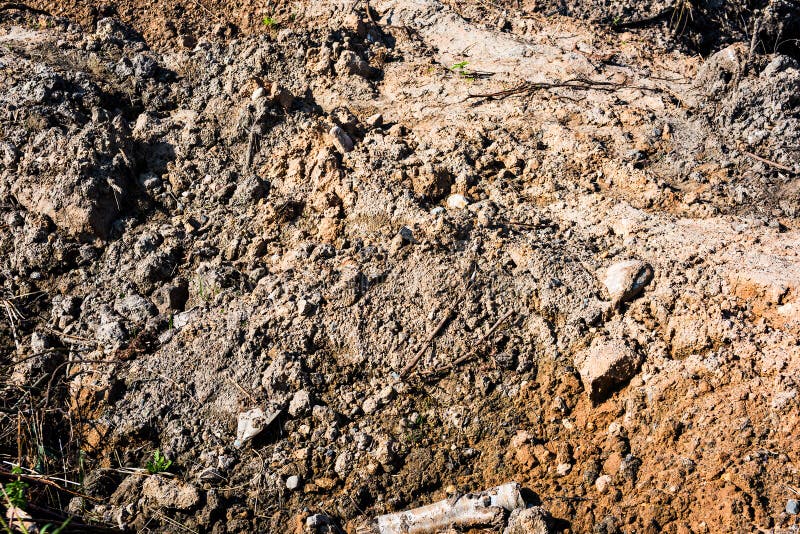 A pile of dry gravel stock photo. Image of pattern, earth - 130122566