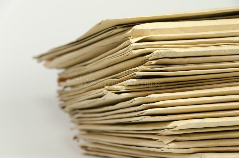 Pile of envelopes stock image. Image of blank, document - 74948485