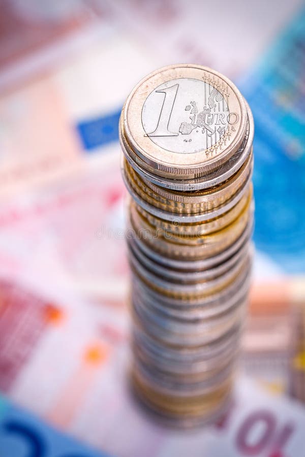 Pile of euros stock image. Image of european, bill, pile - 20961123