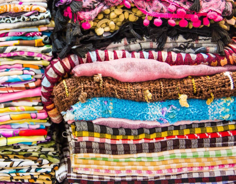 Pile Fabrics stock photo. Image of clothes, colour, color - 35675236