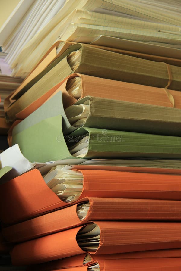 Files pile stock photo. Image of bureaucracy, archives - 27639728