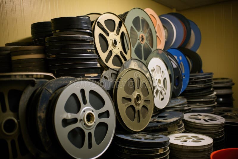 Pile Movie Reels Stock Illustrations – 14 Pile Movie Reels Stock ...