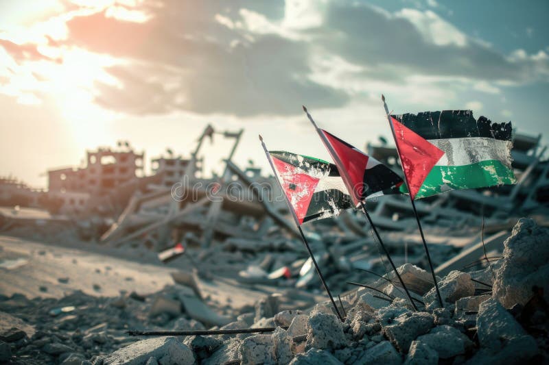 A Pile of Flags Lying on the Ground, Possibly from an Event or Activity ...